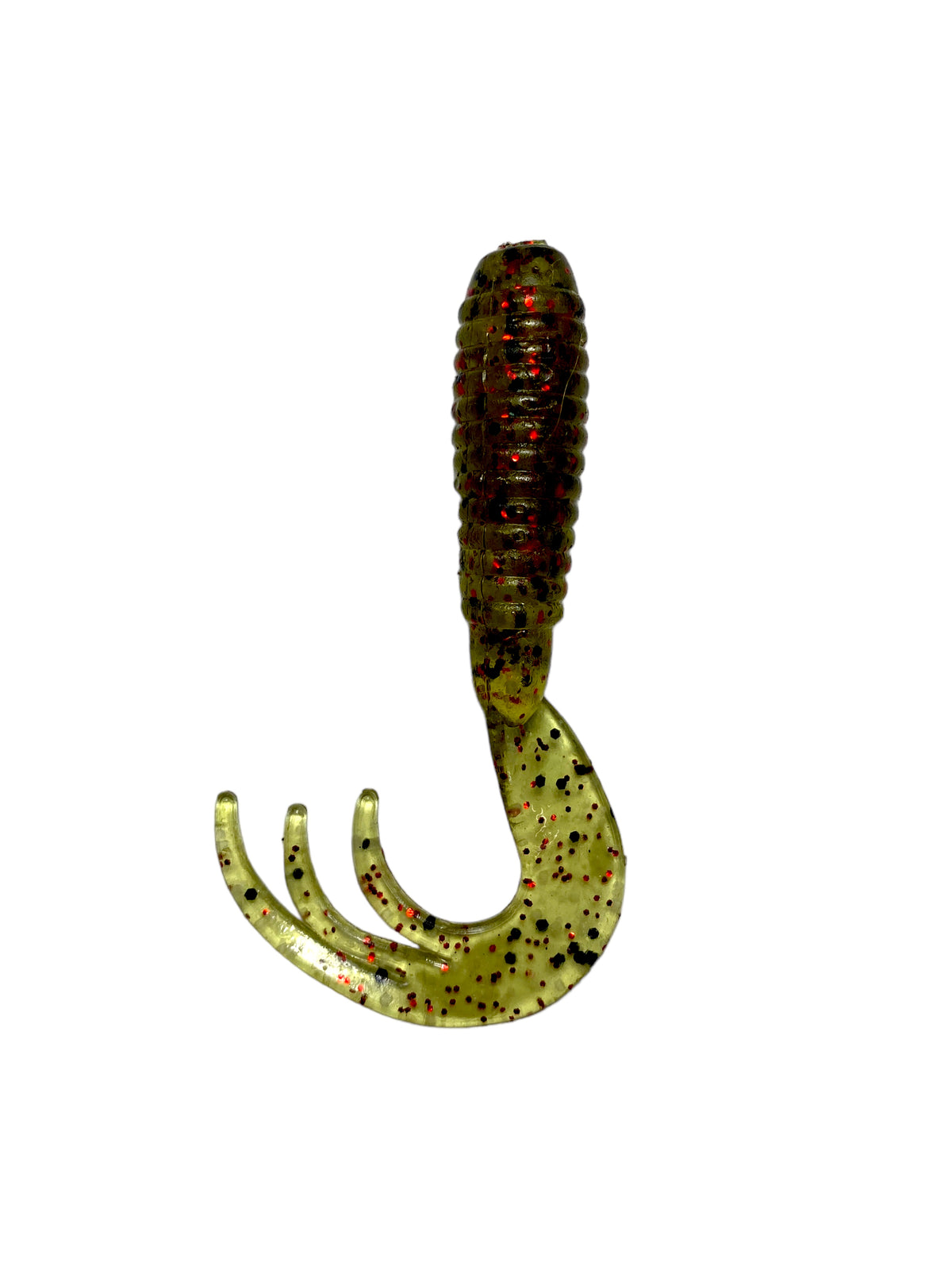 3" TRIPLE TIP GRUB WATERMELON RED/BLACK FLAKE | 8 My Bait