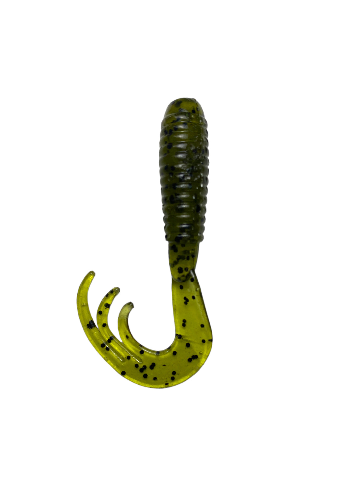 3" TRIPLE TIP GRUB GREEN PUMPKIN BLACK FLAKE | 8 My Bait